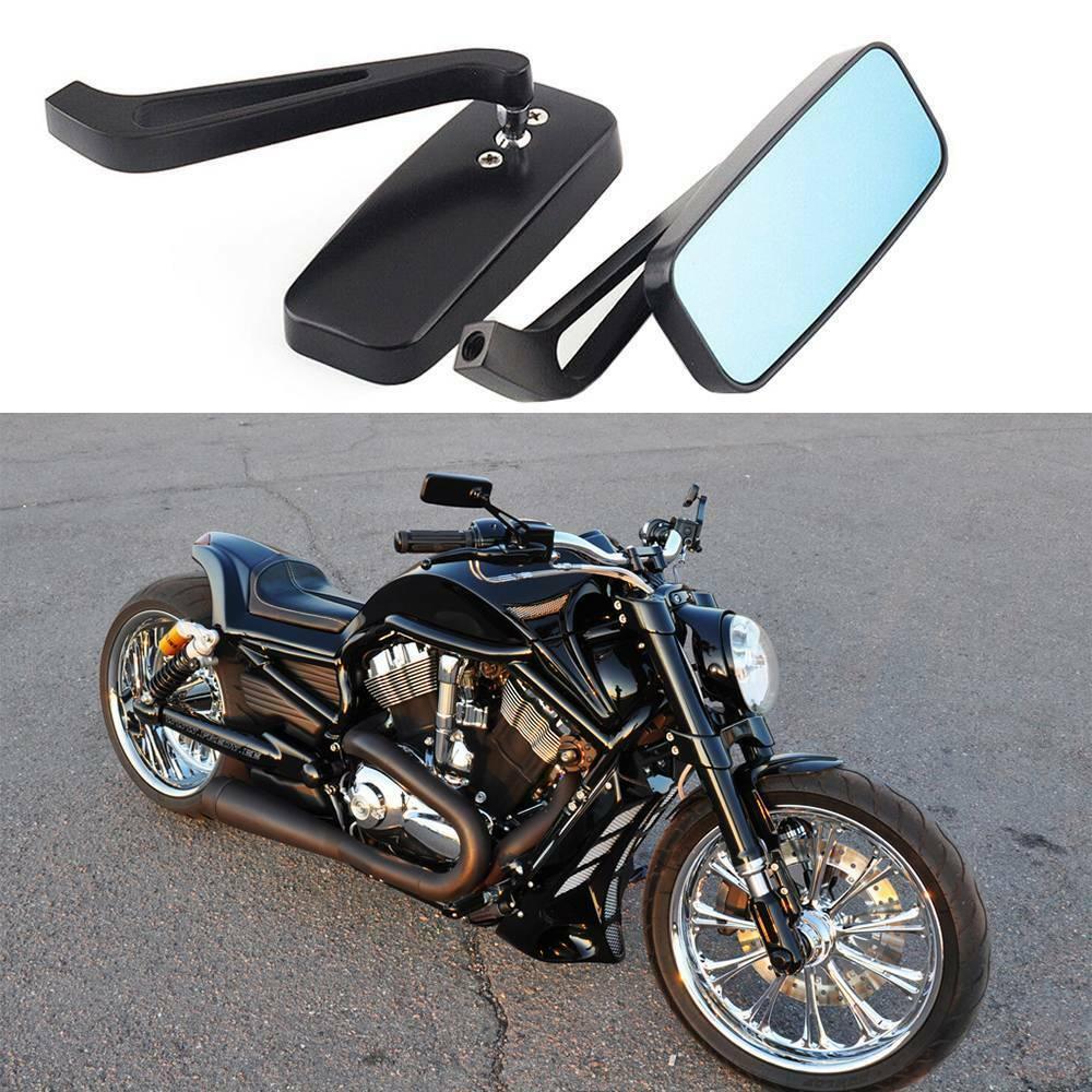 Black Motorcycle Side Mirrors For Harley Touring Models – Moto Life ...