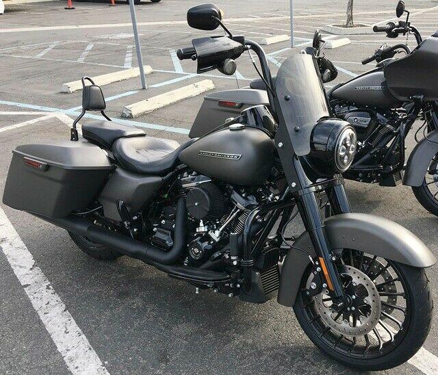 Calsci 11.5" Tinted Shorty Windshield for Harley-Davidson Road King ...
