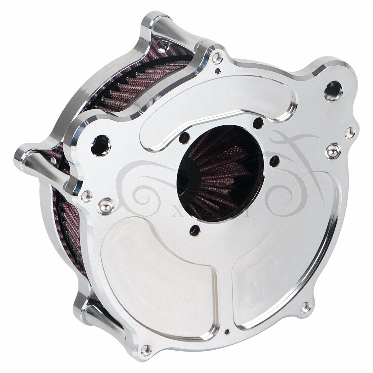 High-Flow Air Cleaner Intake Filter Kit for Harley Softail Dyna Tourin ...