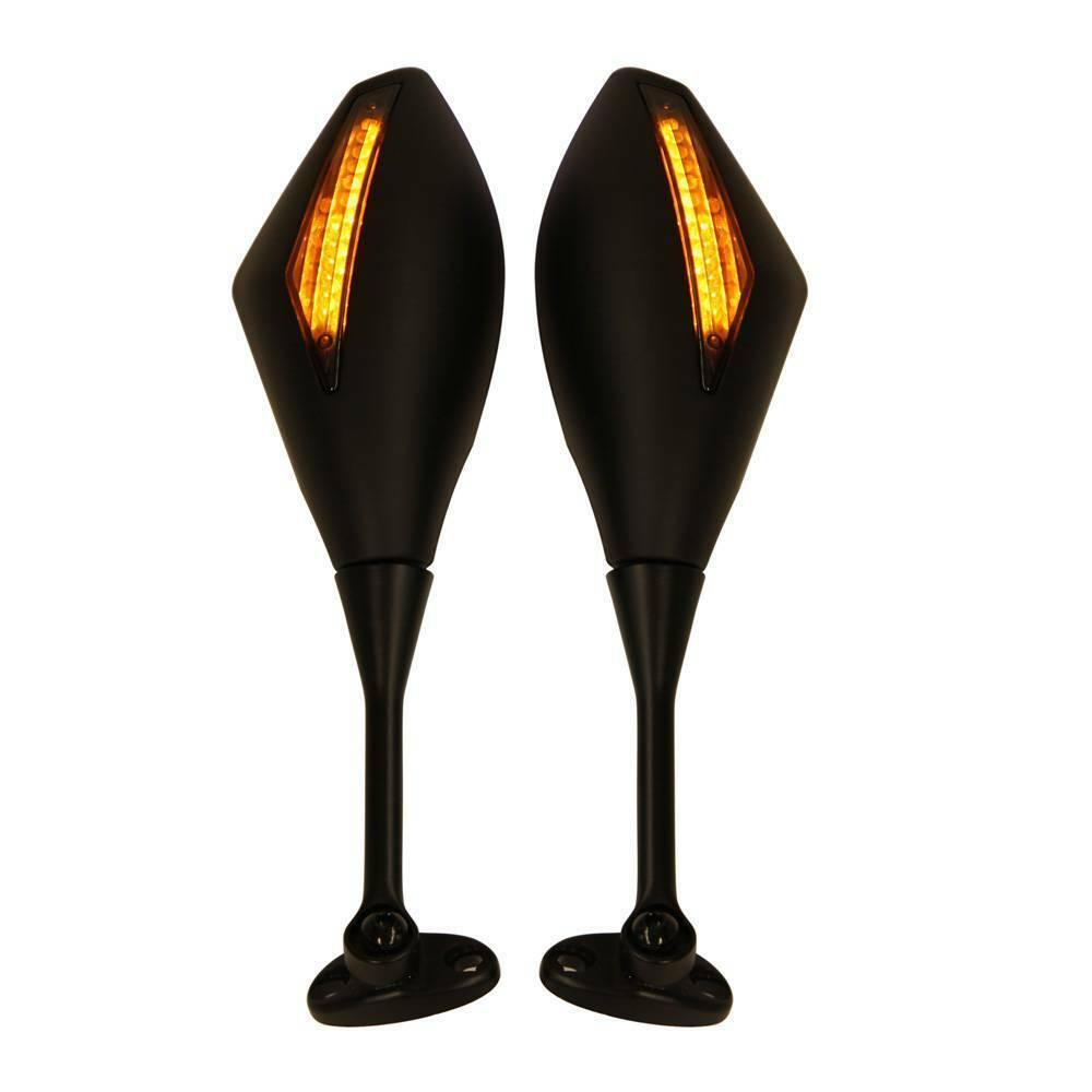LED Integrated Turn Signal Mirrors for Honda CBR600RR 2004–2010 & More ...