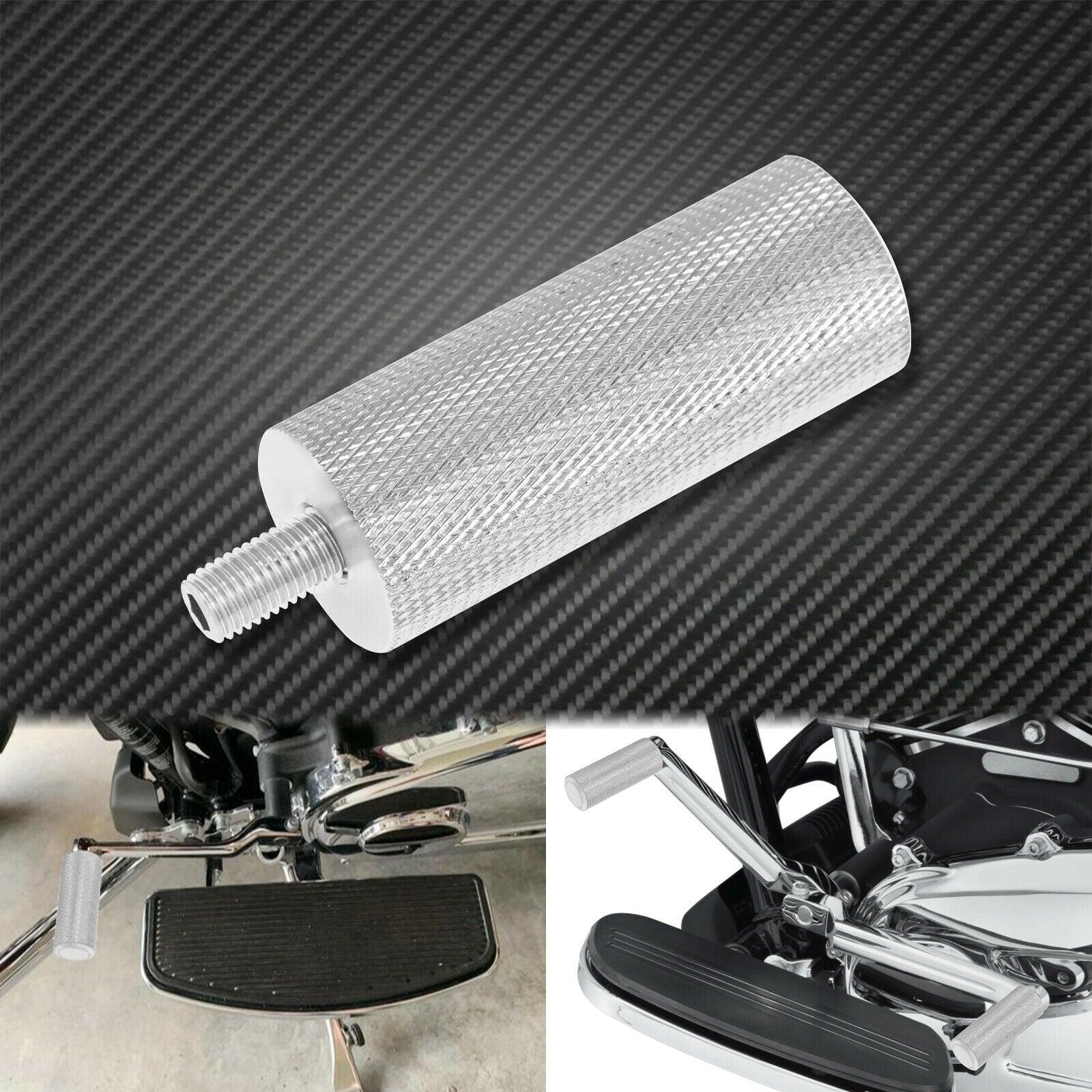 Silver Knurled Aluminum Shifter Shift Peg – Fits Harley Breakout, Dyna ...