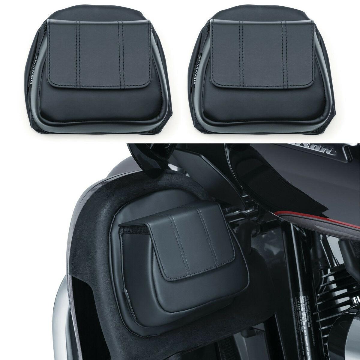 2Pcs Motorcycle Fairing Lower Door Pocket Bag For Harley Touring Trike ...