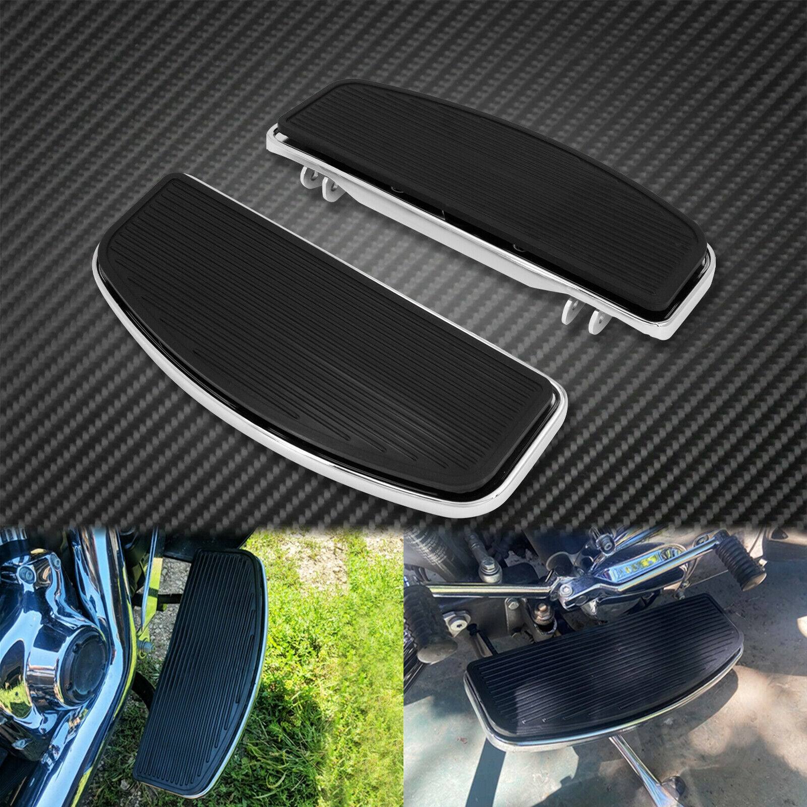 Rubber Pad Front Driver Floorboard Foot Rest Fit For Harley Touring FL ...