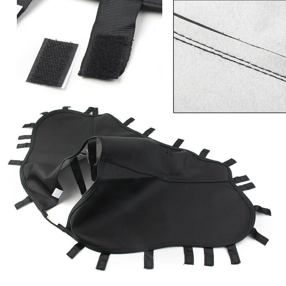 Black Outer Batwing Fairing Bra Cover Fit For Harley Electra Street Gl ...