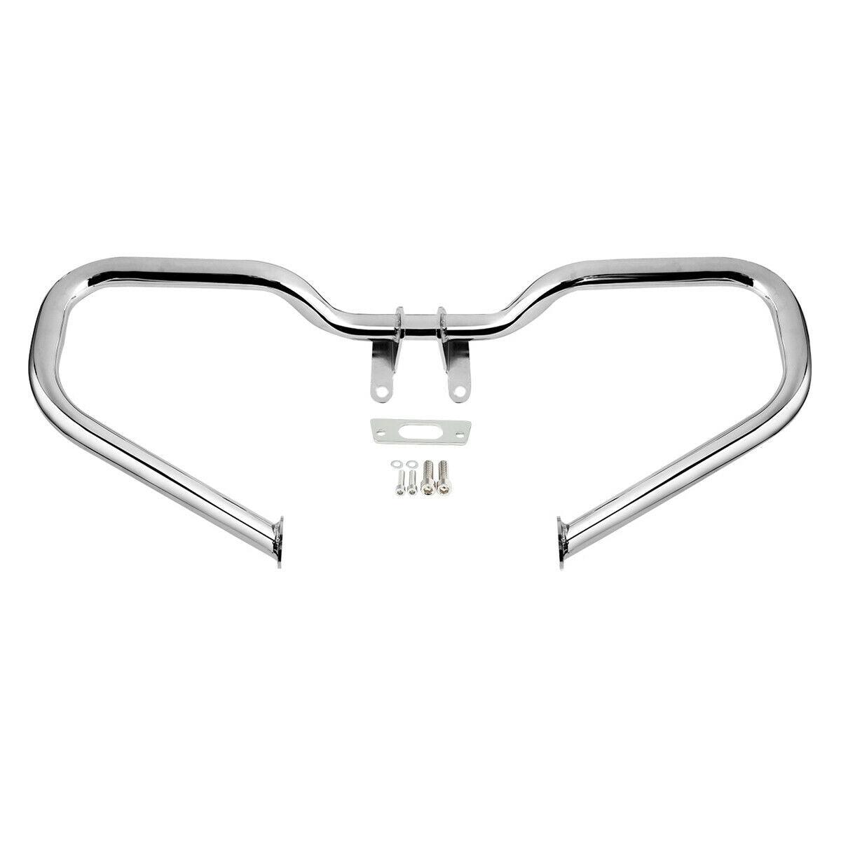 Chrome Chopped Engine Guard Crash Bar Fit For Harley Street Glide Road ...