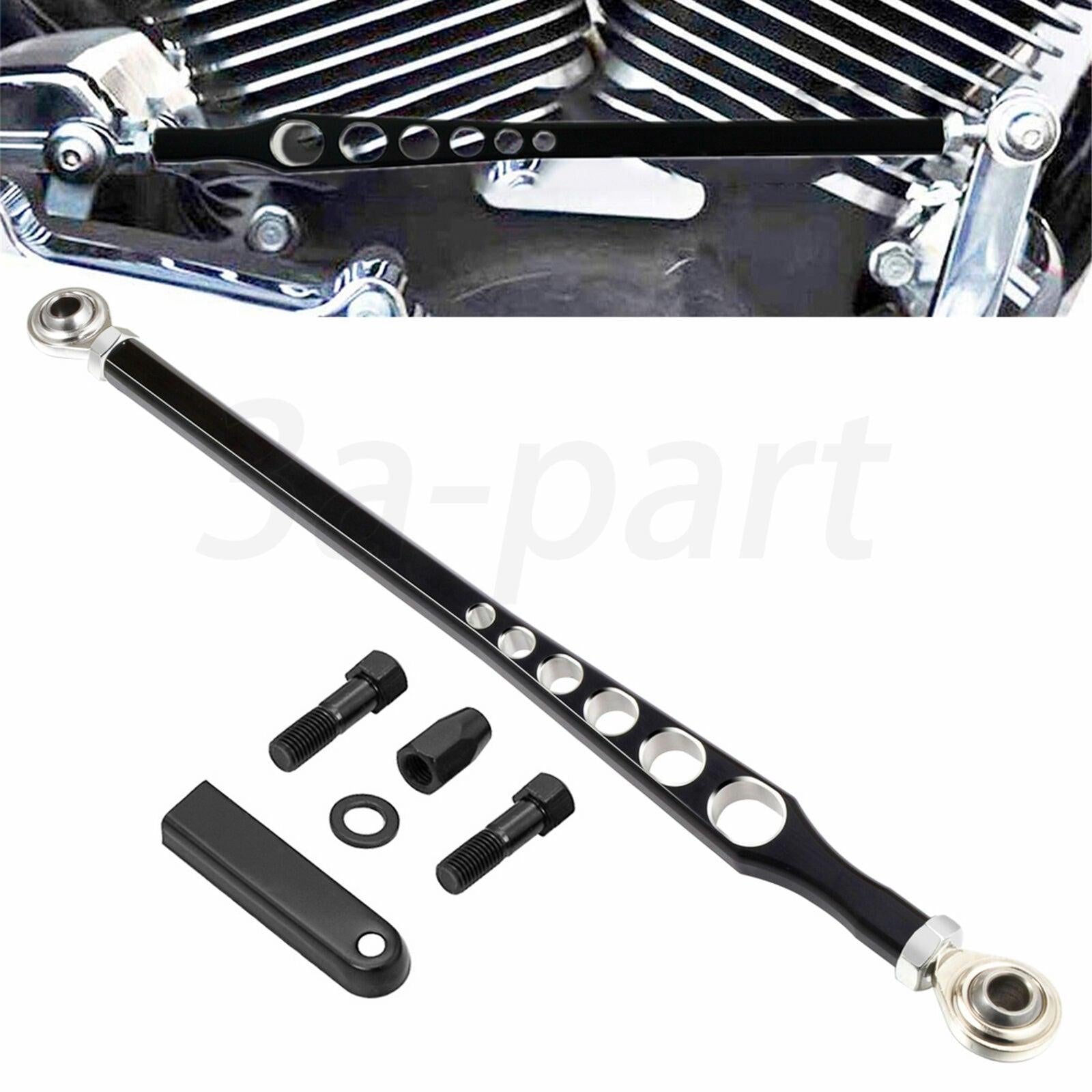 Black Shift Linkage Shifter Link Fit For Harley Touring Softail Road K ...