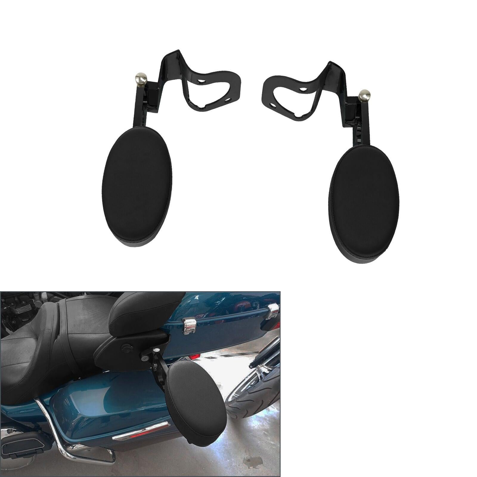 Adjustable Passenger Armrests Fit For Harley Touring Electra Street Gl ...