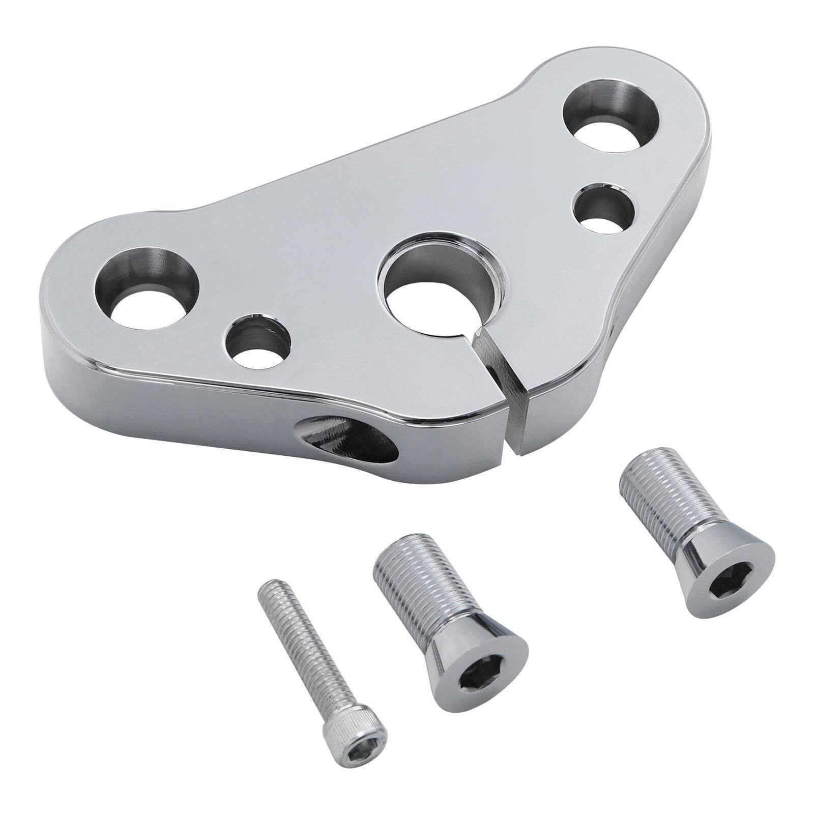 Chrome Triple Tree Top Clamp Fit For Harley Heritage Springer FLSTS 19 ...
