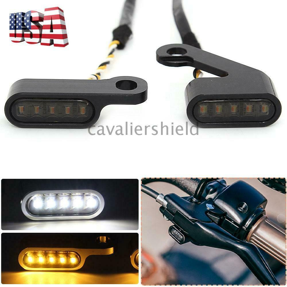 Mini LED Turn Signal Running Light Blinker Indicator Lamp For Harley S ...