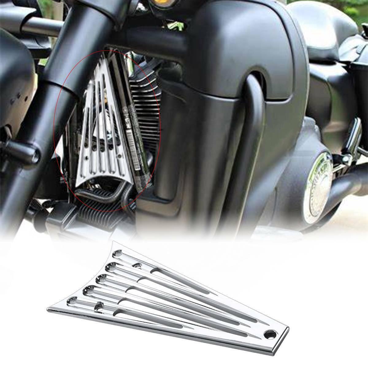 Chrome Frame Grill Cover Fit For Harley Touring Road Glide Street Glid ...